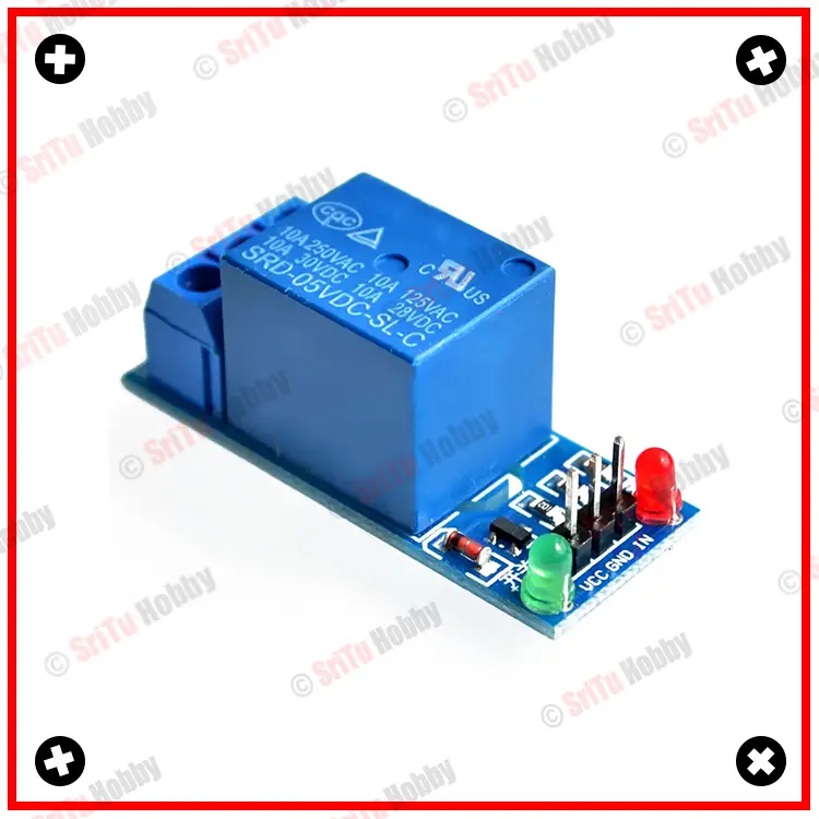 1 Channel 5V Relay Module - SriTu Hobby