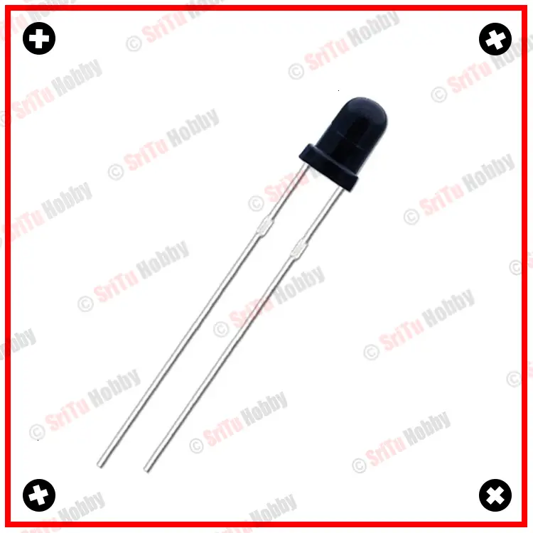 10Pcs | 3mm 940nm IR Receiving Diode - SriTu Hobby