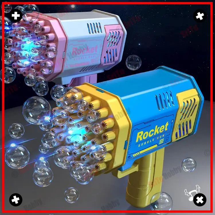 40 hole handheld fully automatic space light bubble machine | without ...