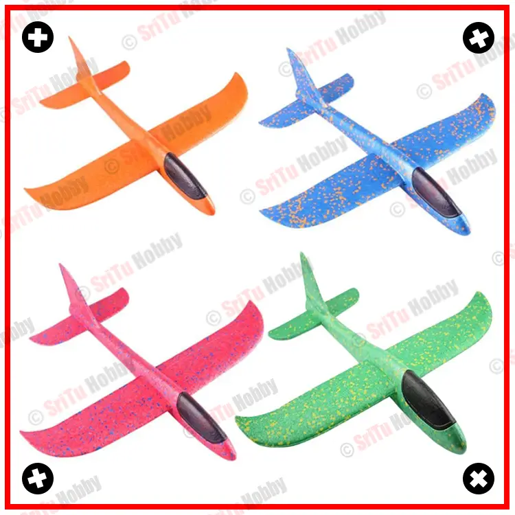 Hand Throw Flying Glider Planes Foam Aircraft Mode - SriTu Hobby
