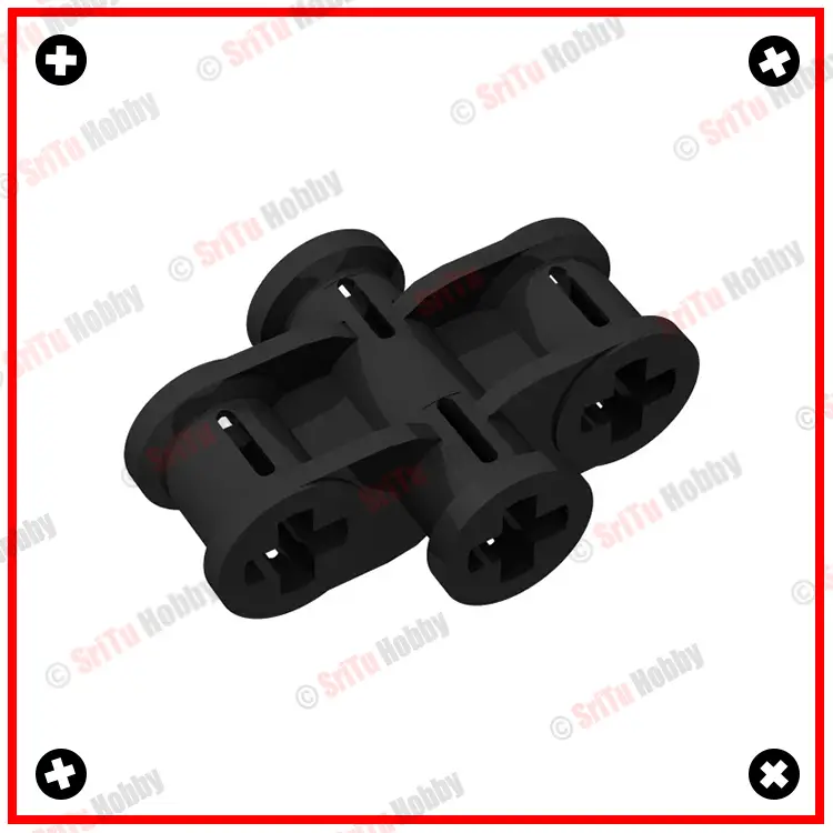 5Pcs LEGO Cross Block 2 X 3 with Four Pinholes | 11272 - SriTu Hobby