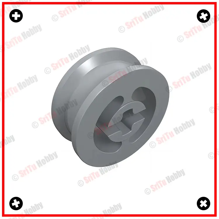 5Pcs LEGO Wheel Hub 8 x 17.5 with Axlehole | 3482 - SriTu Hobby