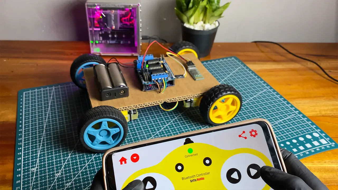 How to make a Bluetooth controlled car using an Arduino UNO board ...